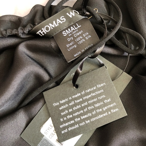 Thomas Wylde | Dresses | Authentic Thomas Wylde Skeleton Print Silk ...